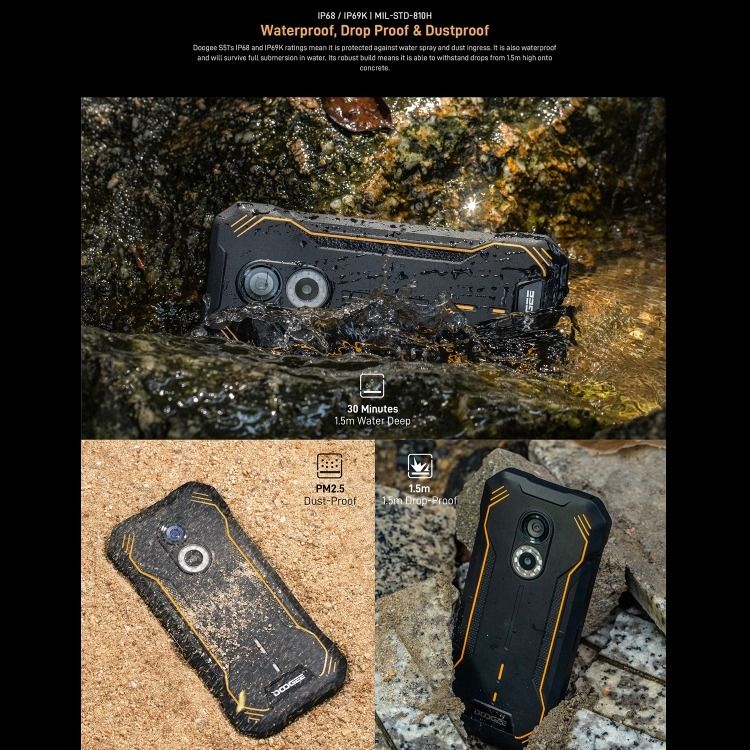 DOOGEE S51 Rugged Phone Dual SIM 4GB+64GB, Mobile Phones & Gadgets ...