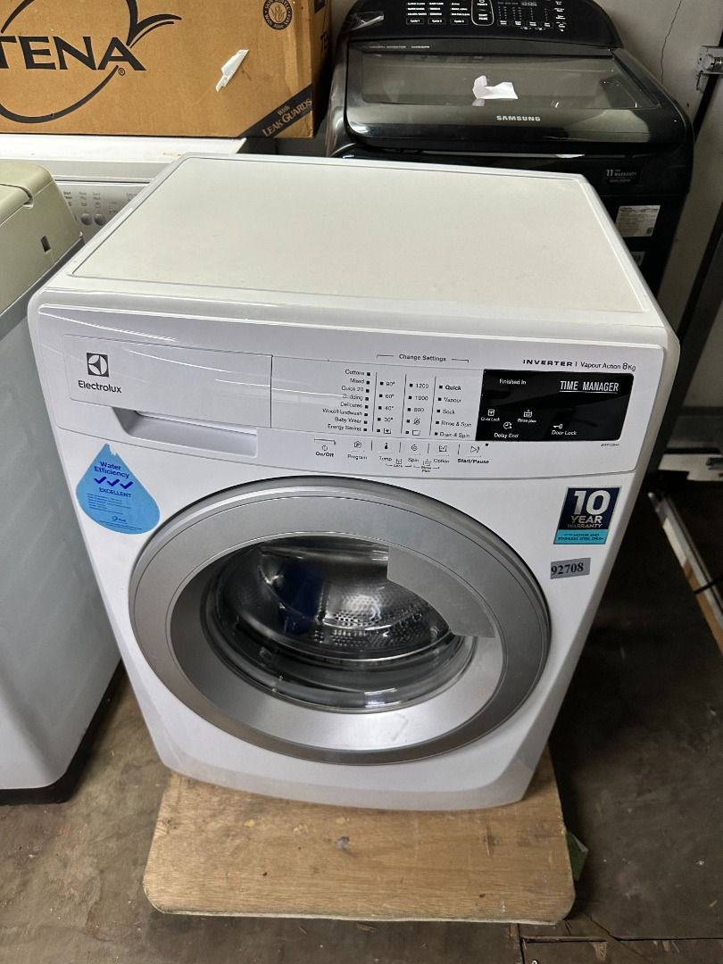 ELECTROLUX 8KG Front-Loader Washing Machine EWF12844 (92708), TV & Home ...