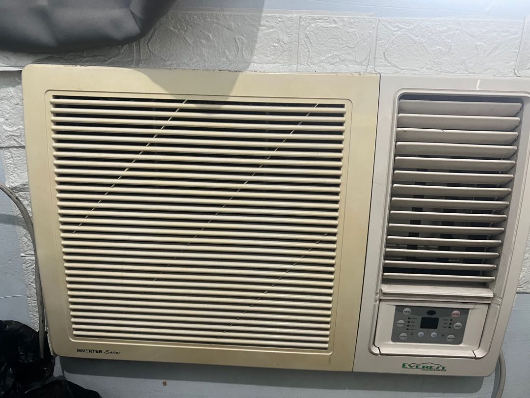 Everest Inverter Aircon 1.5 hp, TV & Home Appliances, Air Conditioning ...