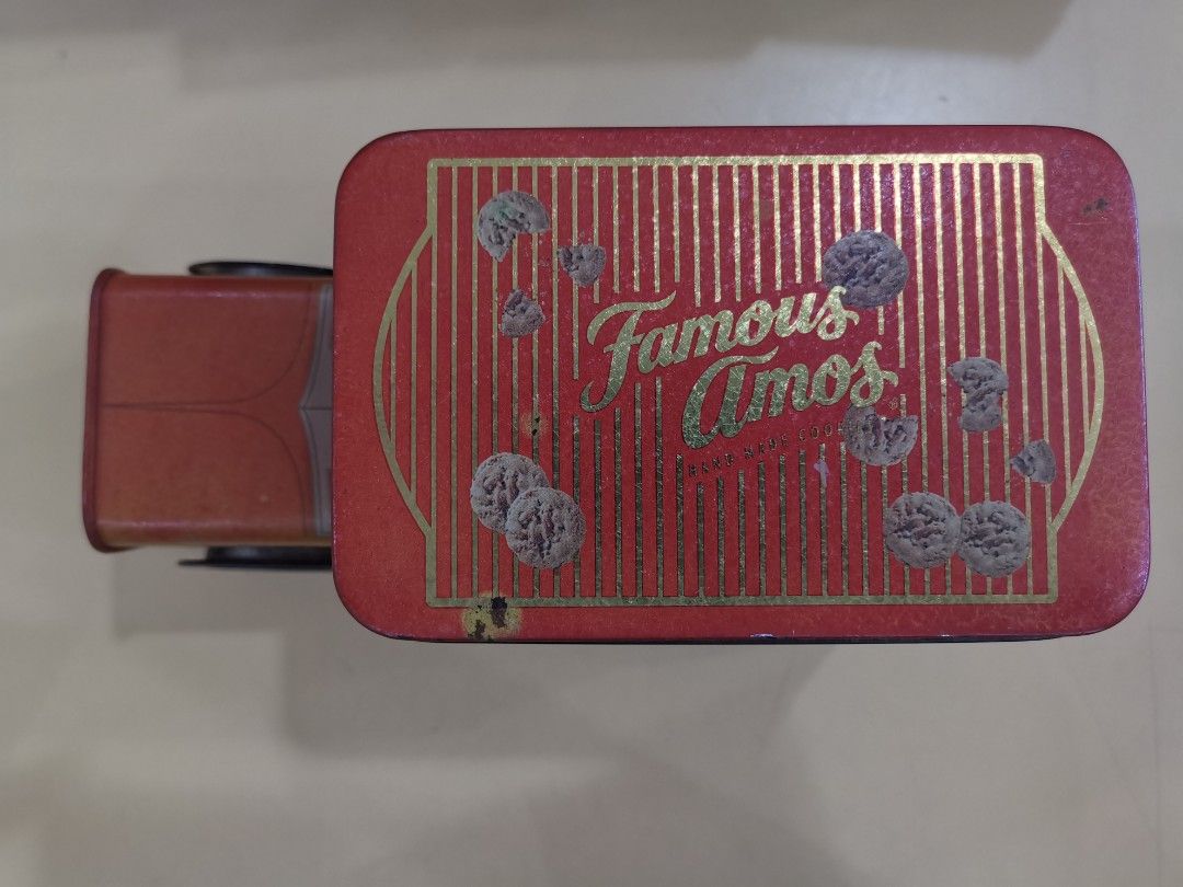 Famous Amos Bus Truck Design Tin Box , Hobbies & Toys, Collectibles ...
