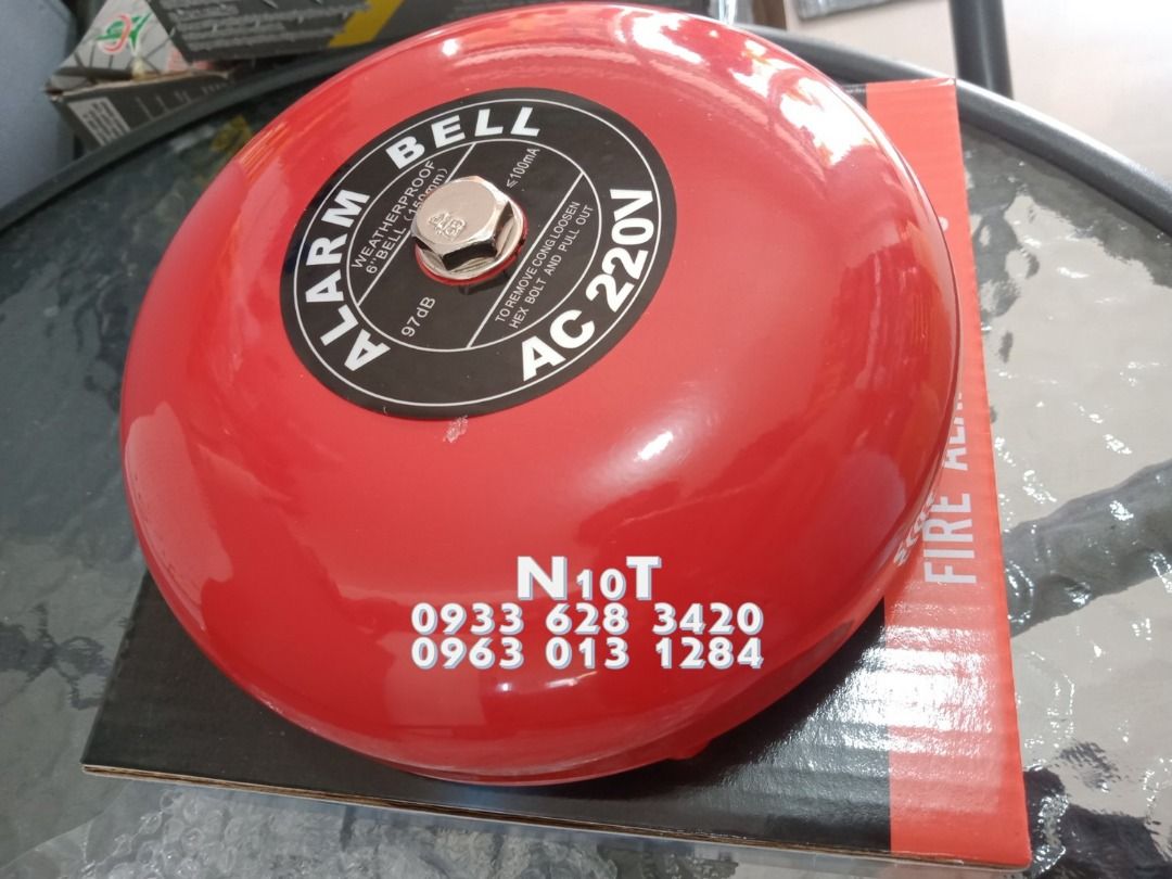 Fire Alarm Bell 6", Furniture & Home Living, Security & Locks, Other ...