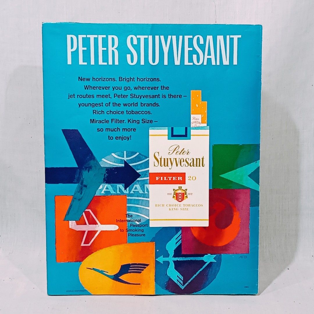 Frame Poster Peter Stuyvesant 60s, Hobbies & Toys, Collectibles ...