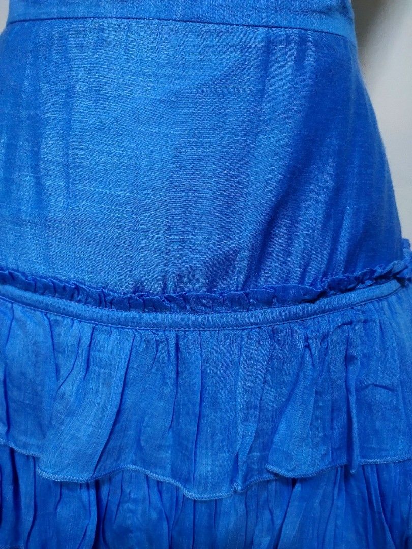 French Connection blue rara skirt, Women's Fashion, Bottoms, Skirts on ...