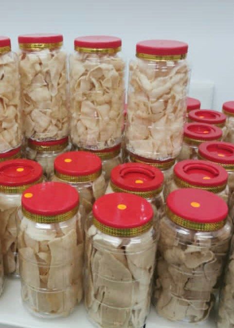 Fried prawn/ fish cracker, Food & Drinks, Homemade Bakes on Carousell