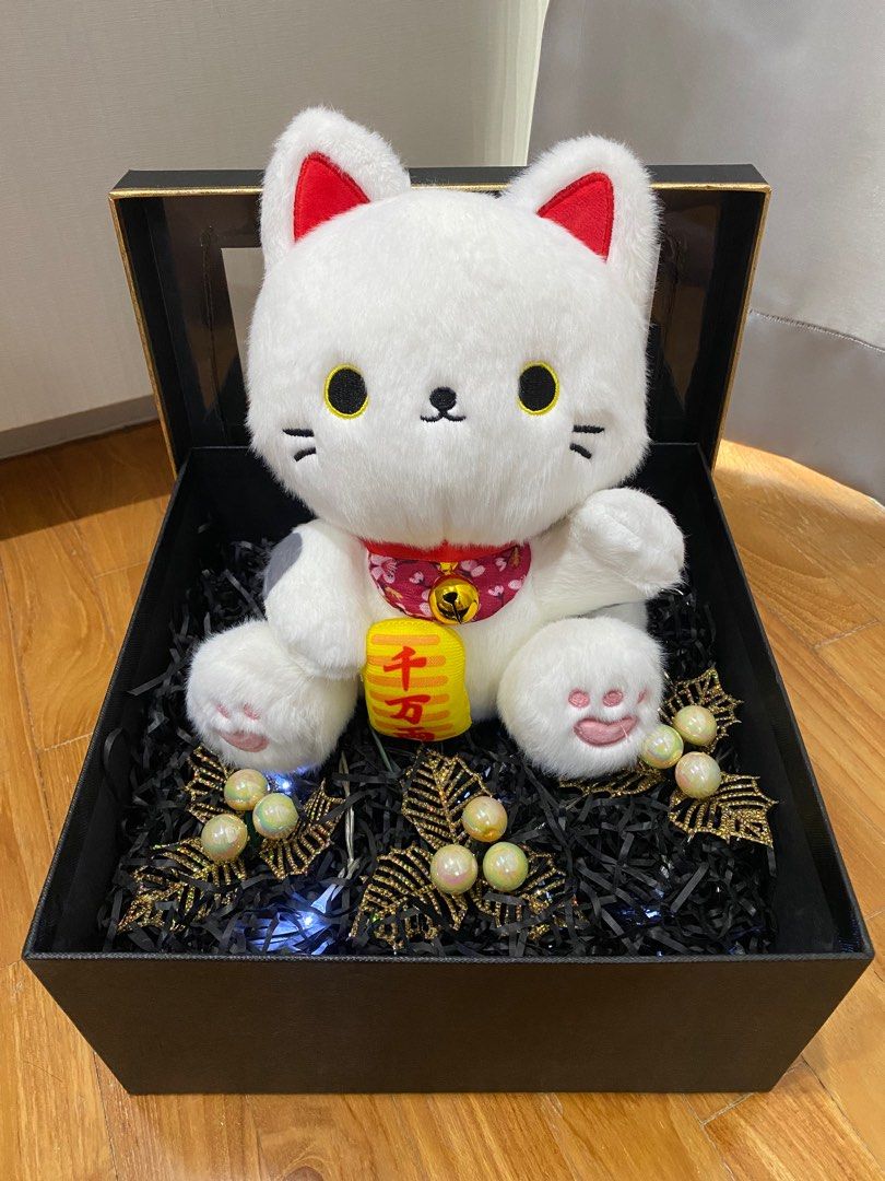 FunClaw CNY Fortune Cat Series Plush (22cm), Hobbies & Toys, Toys ...