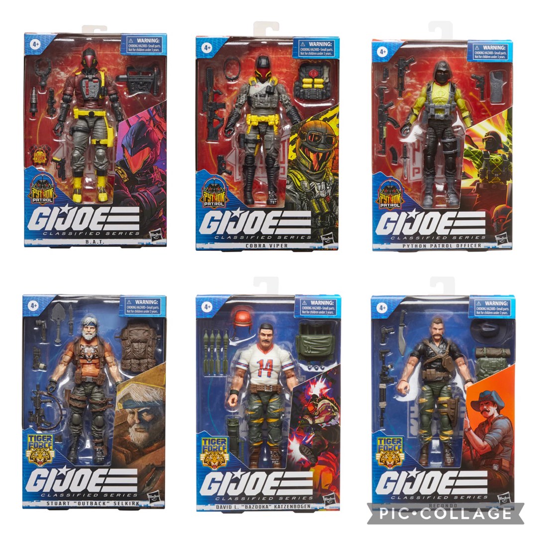 G.I. Joe Classified Series Python Patrol B.A.T., Cobra Viper, Officer ...