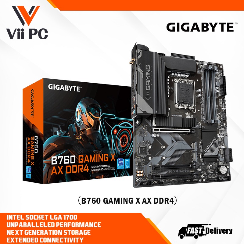 Gigabyte B760 GAMING X AX DDR4 LGA1700 socket Intel B760 Express ...