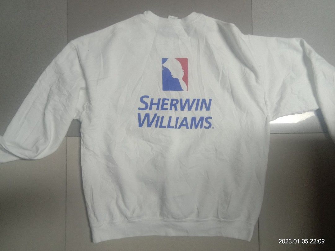 Gildan sherwin williams sweatshirt 25x28, Men's Fashion, Tops & Sets ...