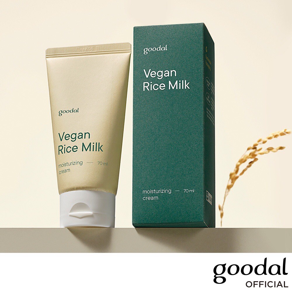 GOODAL Vegan Rice Milk Cream Moisturizer, Beauty & Personal Care, Face ...