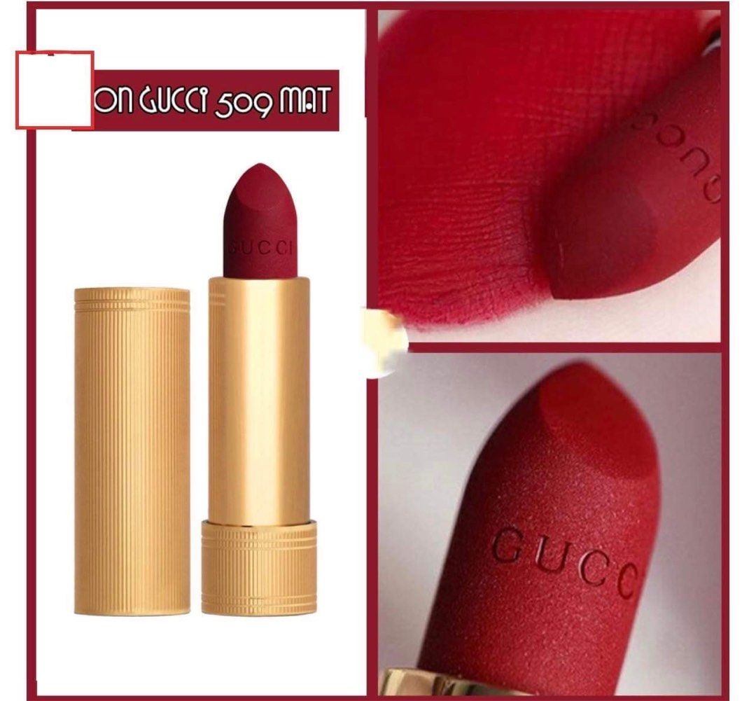 GUCCI Matte Trio Lipstick Gift Set, Beauty & Personal Care, Face ...