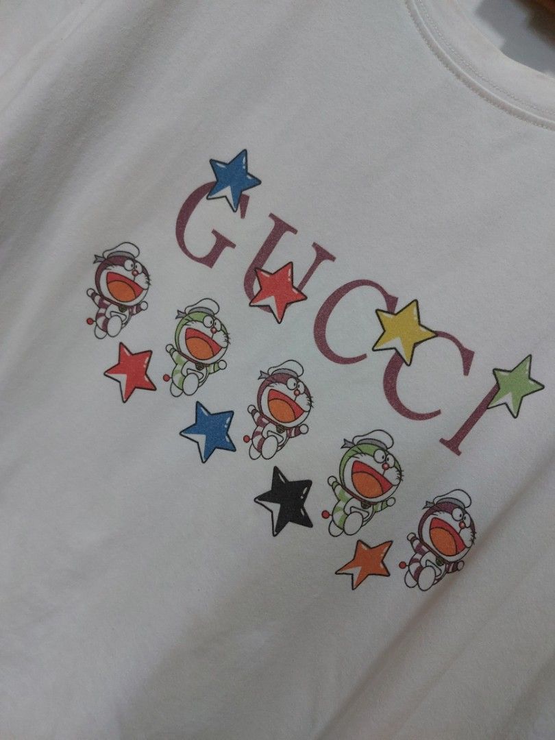 Gucci x Doraemon Shirt, Women's Fashion, Tops, Shirts on Carousell