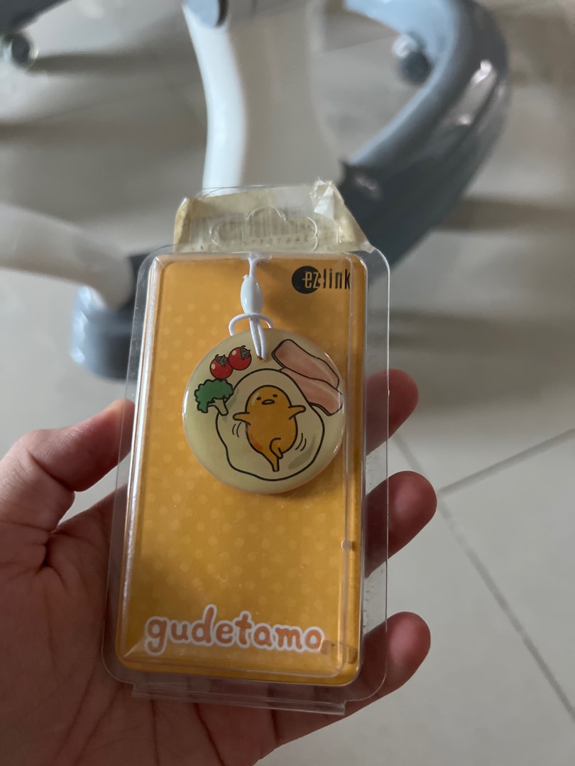 Gudetama ez link charm, Hobbies & Toys, Travel, Travel Essentials & Accessories on Carousell