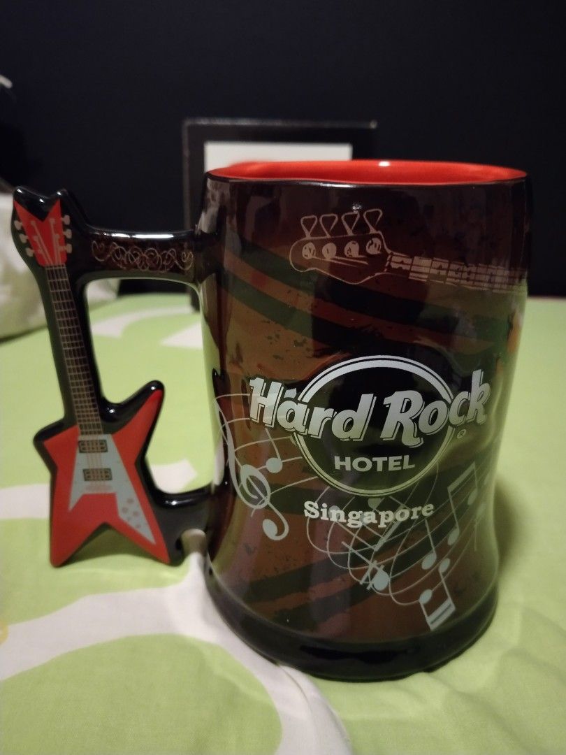 Hard rock cafe mug -limited edition - guitar lover, Furniture & Home ...