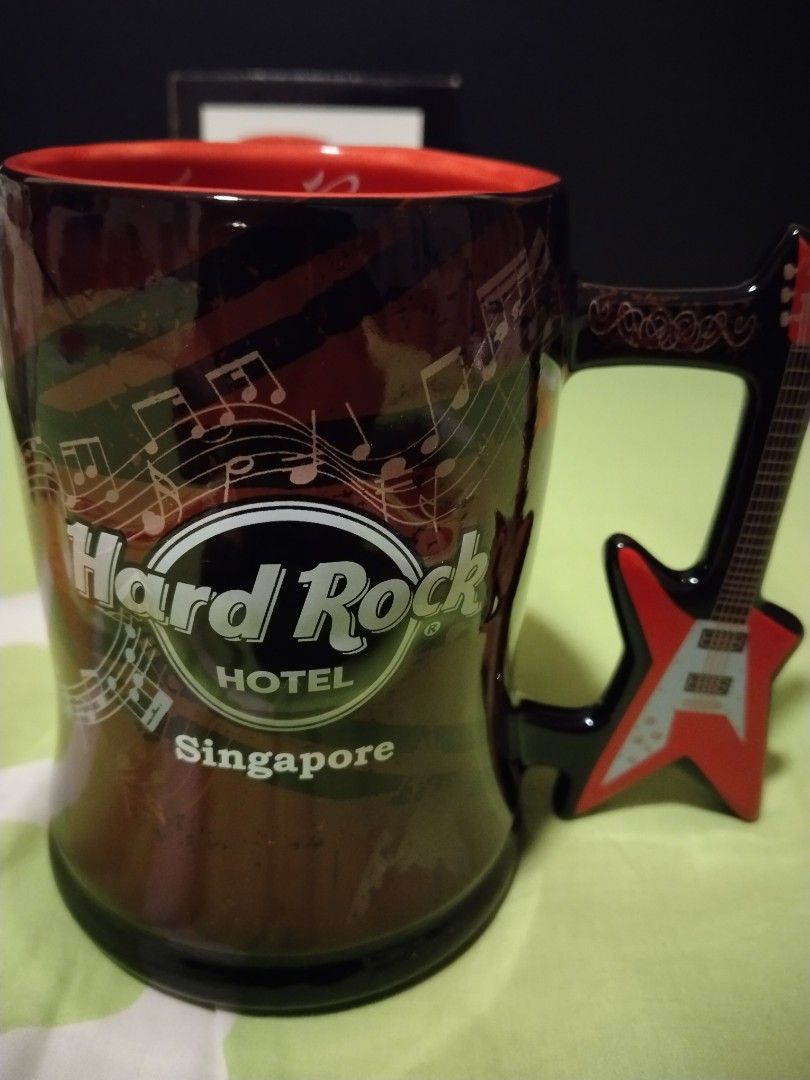 Hard rock cafe mug -limited edition - guitar lover, Furniture & Home ...
