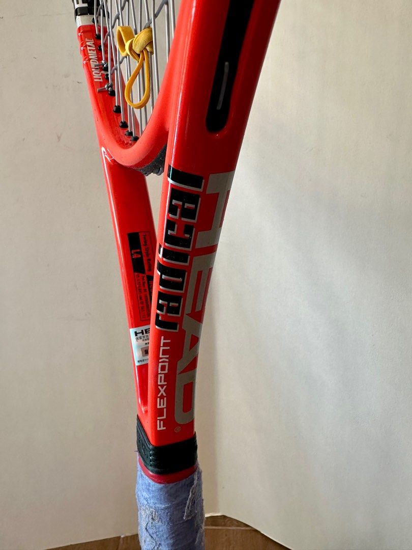 Head Radical Flexpoint Oversize Agassi L4 tennis racket 網球拍, 運動產品, 運動與 ...