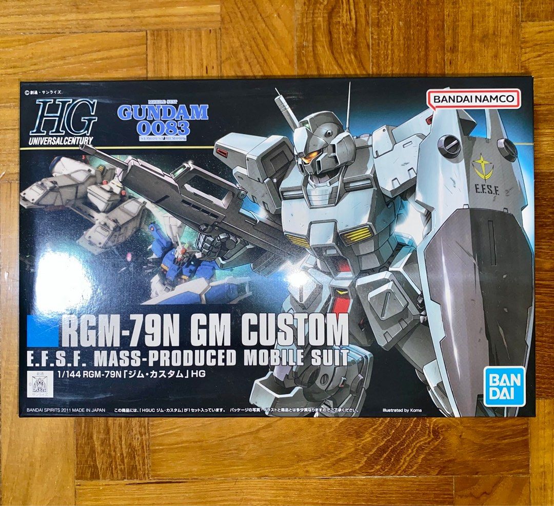HGUC GM Custom RGM-79N Gundam 0083 Stardust Memory HG Gunpla, Hobbies & Toys, Toys & Games on ...