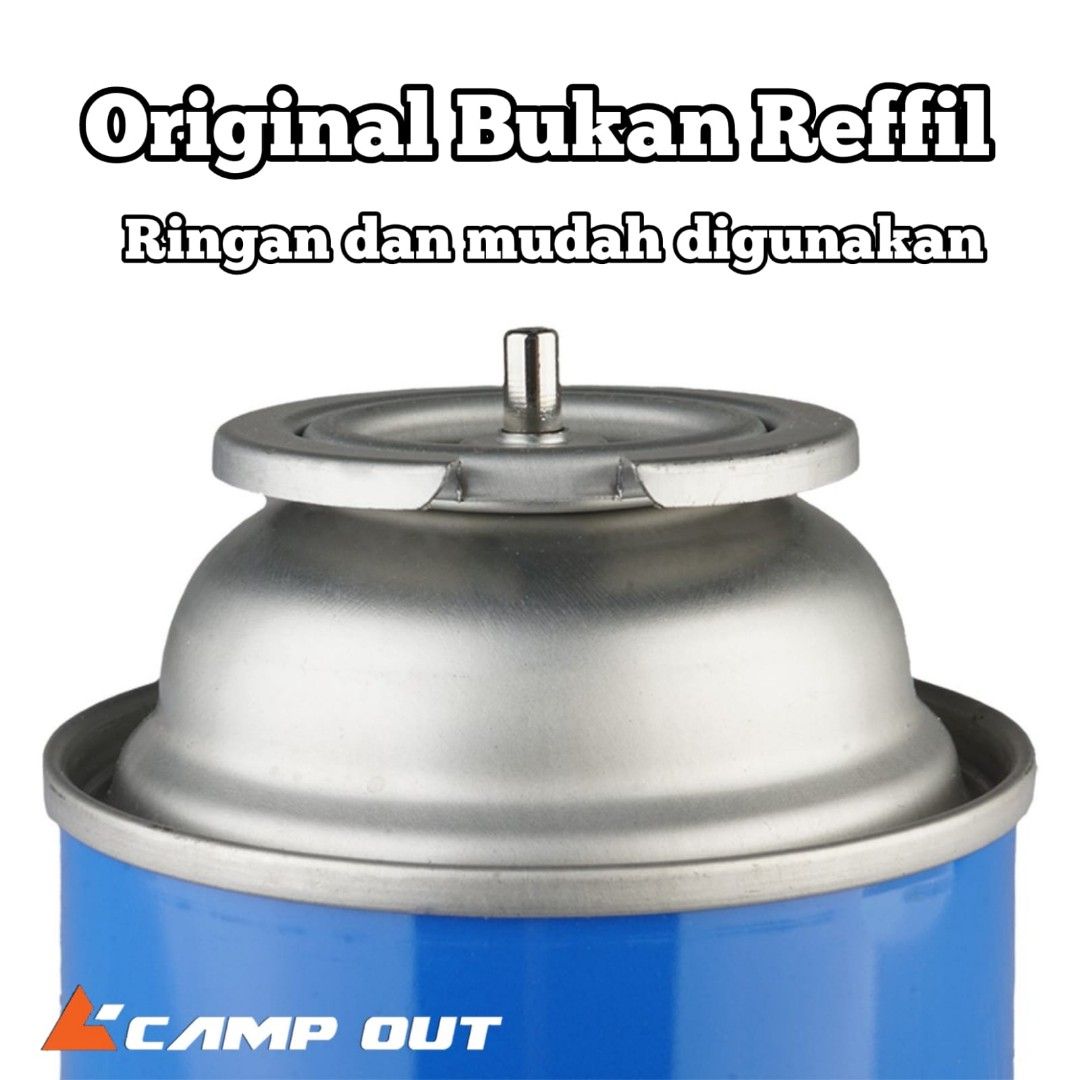 Hi-Cook Gas Cartidge 230 gram - Gas Portable Camping - Gas Kaleng Hi ...