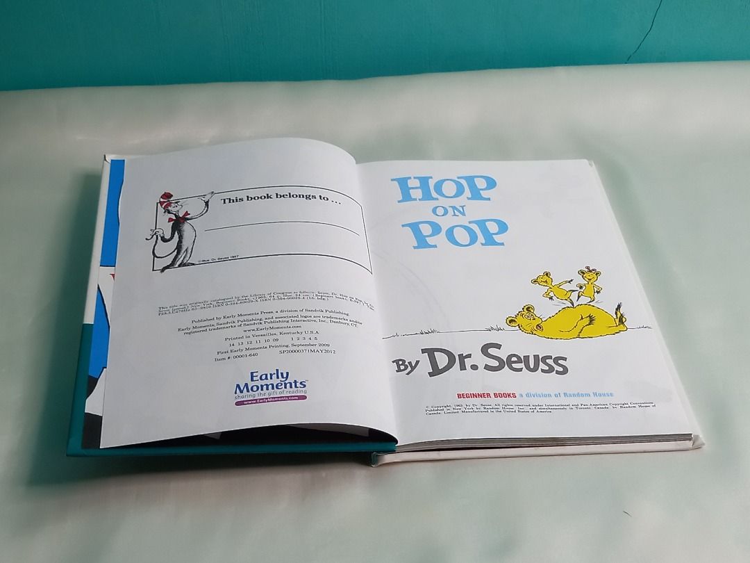Hop on Pop by Dr. Seuss (I CAN READ IT ALL BY MYSELF BEGINNER BOOKS ...