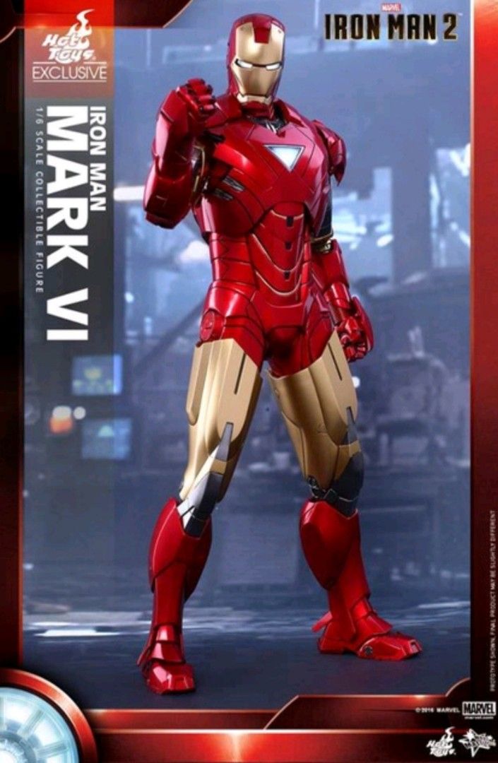Hot Toys MMS339 - Iron Man 2 Mark VI 1/6th Scale Collectible Figure ...