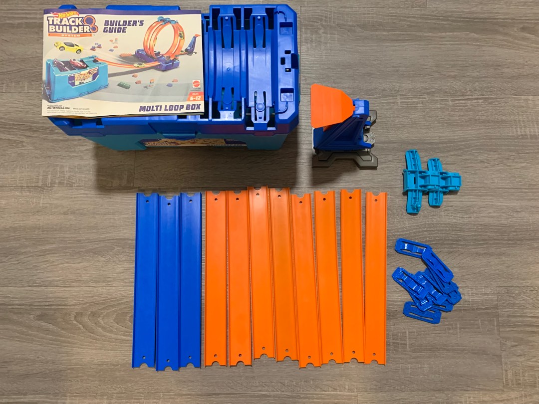 Hot Wheels Track Builder System Multi Loop Box Set, Hobbies & Toys ...