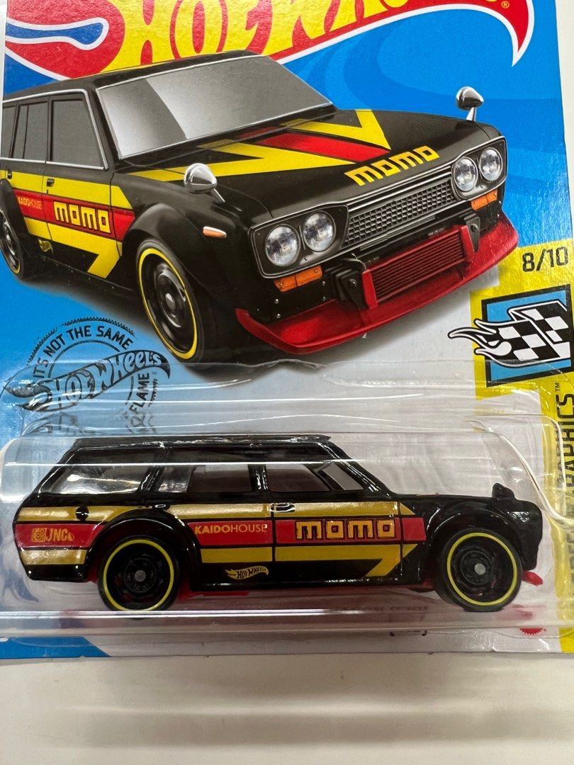 Hotwheels Momo Datsun Bluebird Wagon 510 (Black), Hobbies & Toys, Toys & Games on Carousell