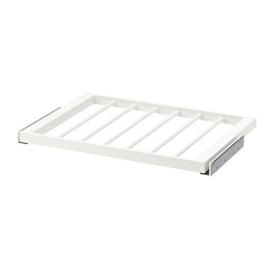 Ikea Komplement Pull Out Trousers Pants Hanger in White (75cm x 58cm ...