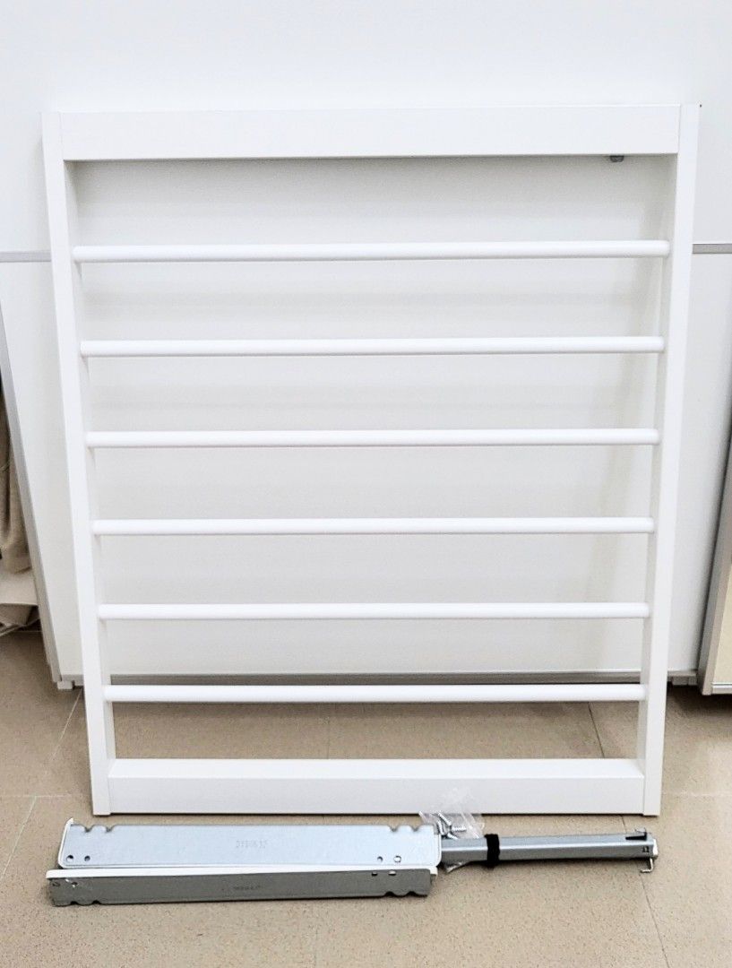 Ikea Komplement Pull Out Trousers Pants Hanger in White (75cm x 58cm ...