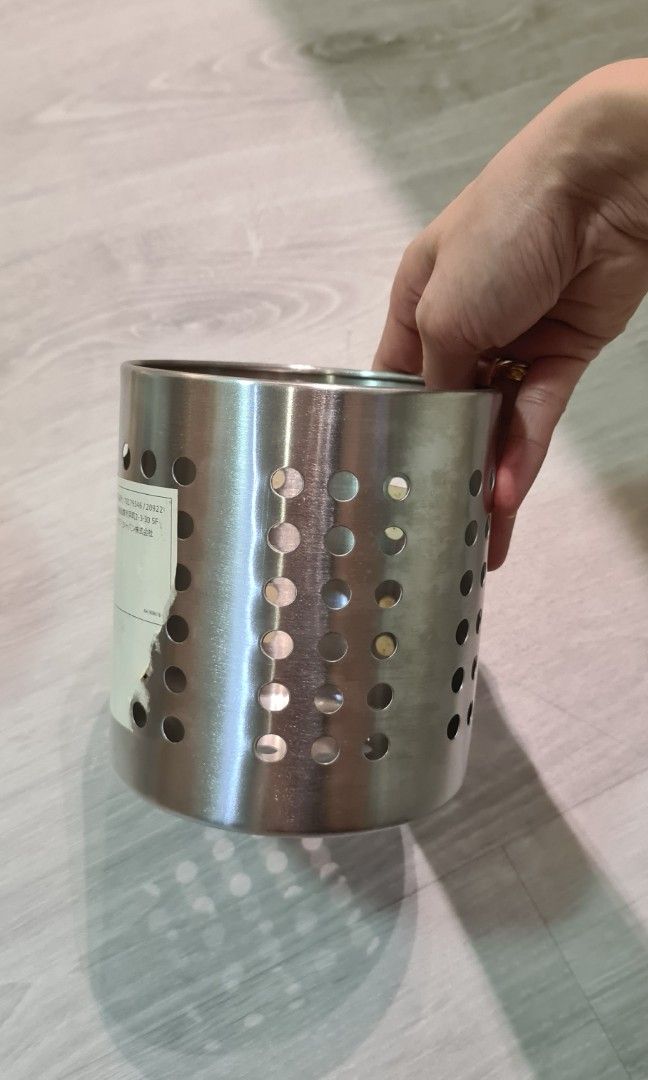 IKEA ORDNING Cutlery stand, stainless steel, Furniture & Home Living ...