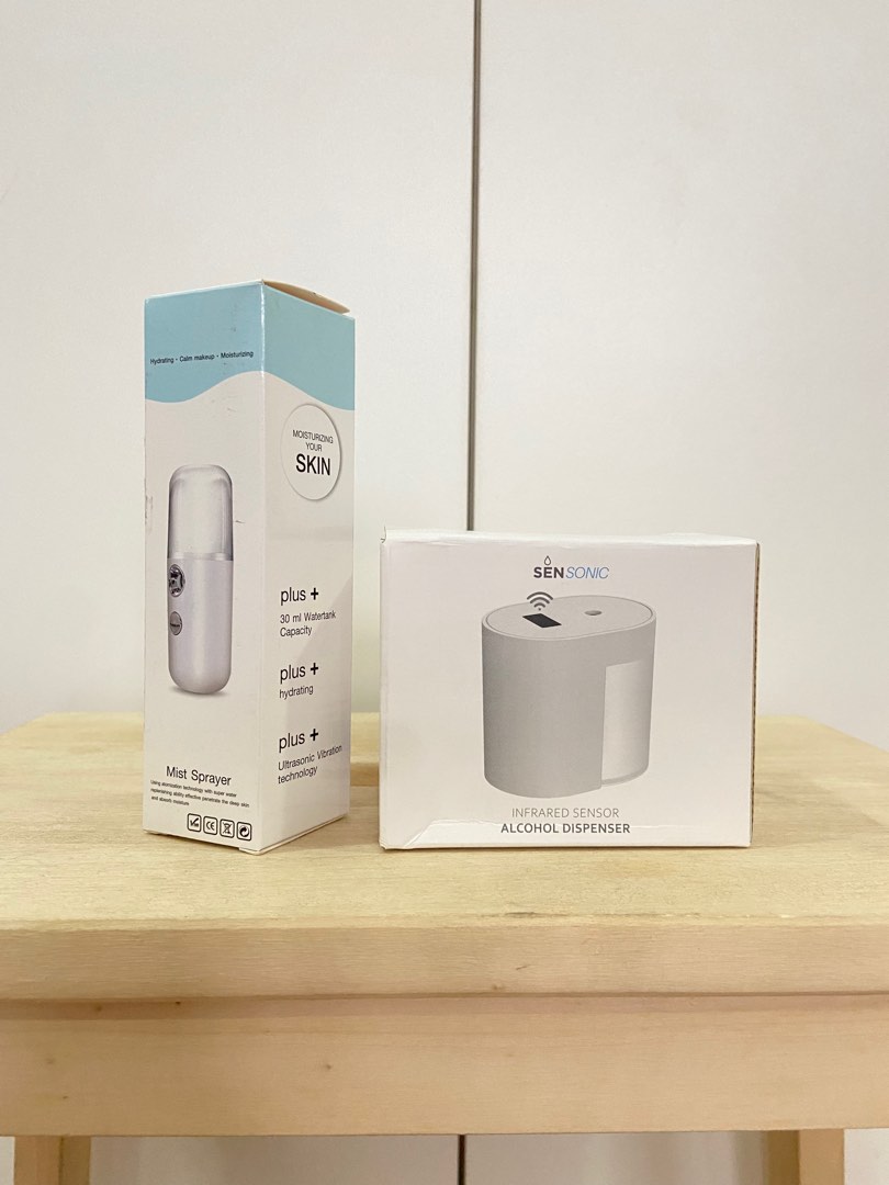 Infrared Alcohol Dispenser with FREE Mist Sprayer, Health & Nutrition ...