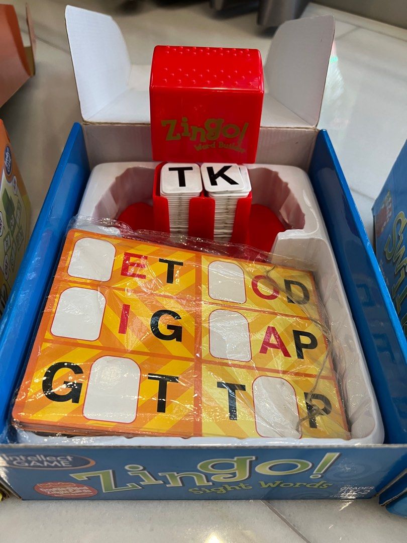 Intellect games. 5 Zingo and Swift games., Hobbies & Toys, Toys & Games ...