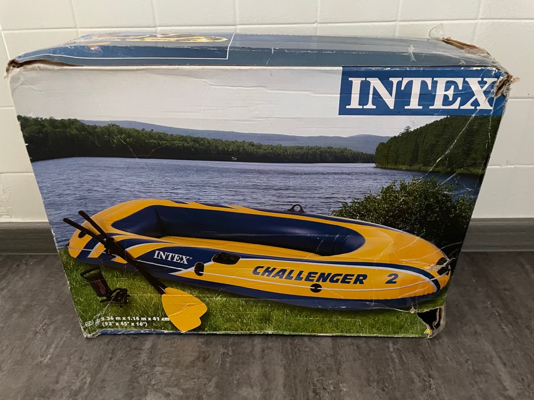 Intex Boat Set, Hobbies & Toys, Toys & Games on Carousell