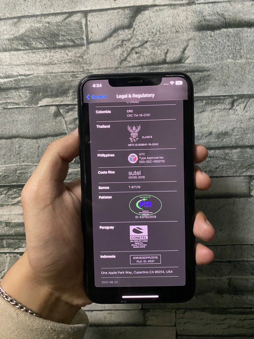 Iphone 11 Pro Max 64gb Midnight Green Smartlocked (with box same imei ...