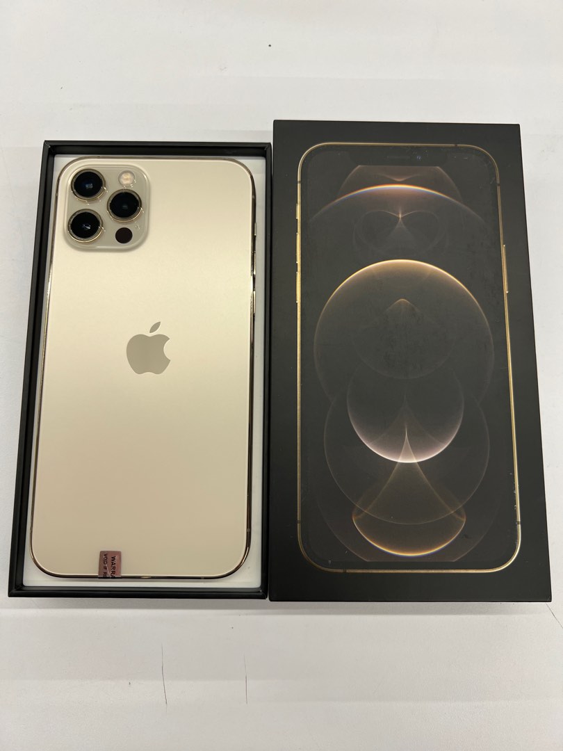 IPHONE 12 PRO GOLD 128GB BATTERY HEALTH 100 (FULL SET BOX), Mobile ...