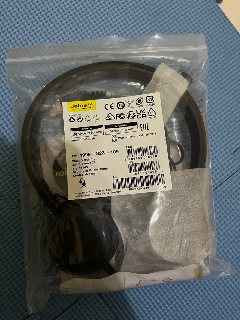 Jabra Evolve Stereo Ms Headset Audio Headphones Headsets On Carousell