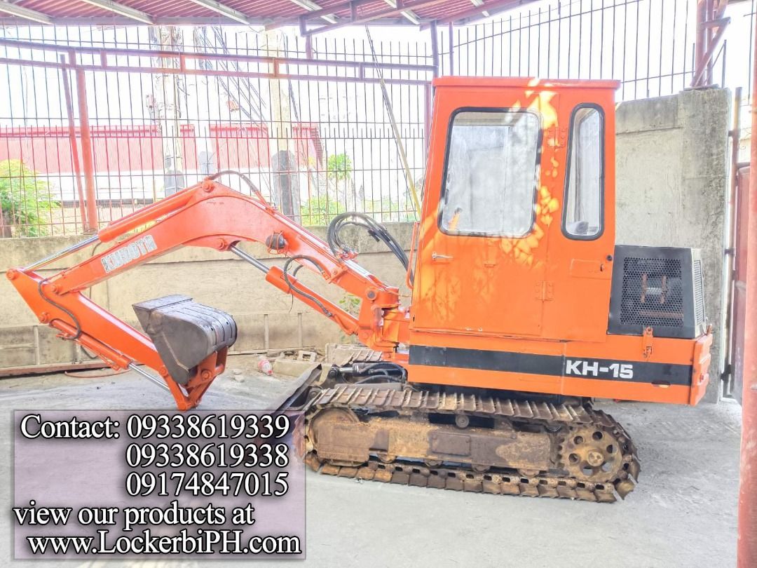 Kubota KH-15 Backhoe Kubota Diesel Engine From Japan, Commercial & Industrial, Industrial ...