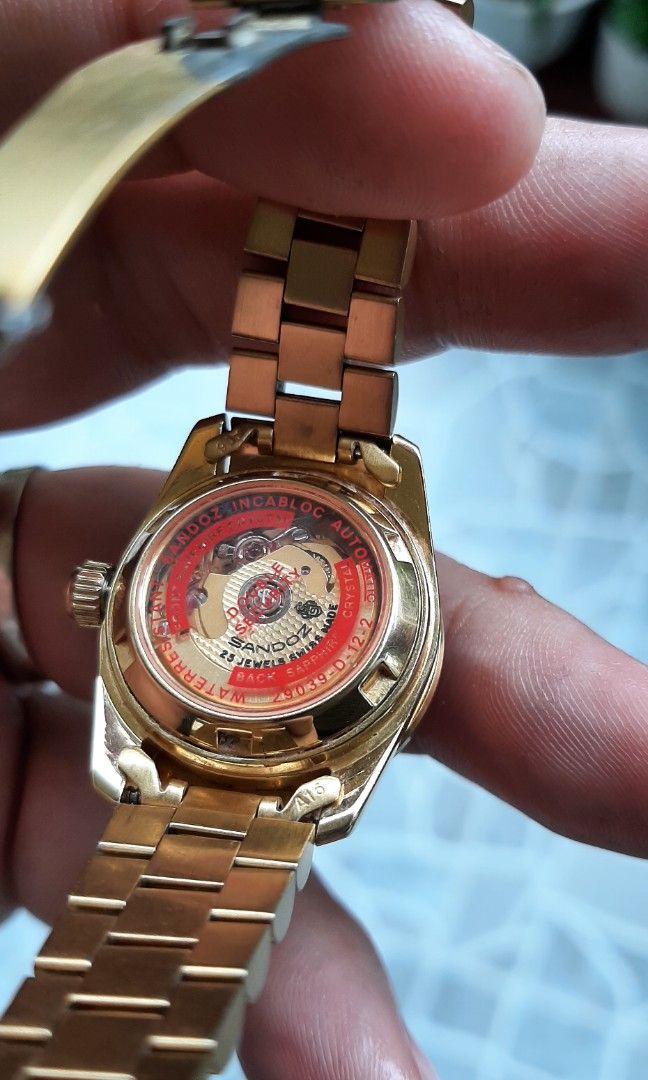 Ladies sandoz president with box, Women's Fashion, Watches ...