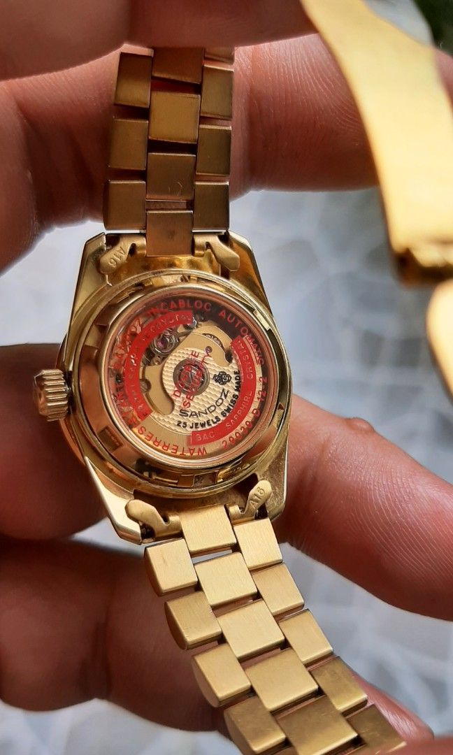 Ladies sandoz president with box, Women's Fashion, Watches ...
