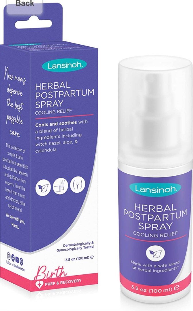 Lansinoh Herbal Perineal Spray Postpartum Essentials, Babies & Kids ...