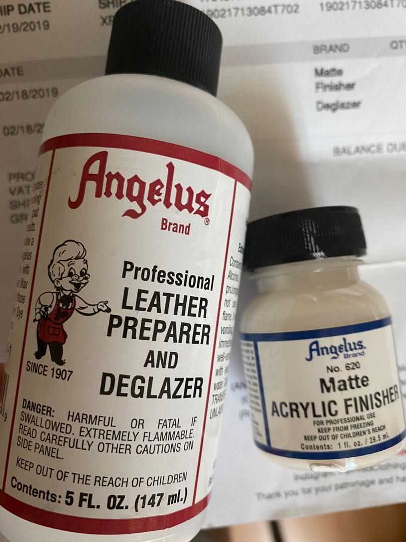 Angelus Leather Deglazer and Finisher Brand new, Hobbies & Toys ...