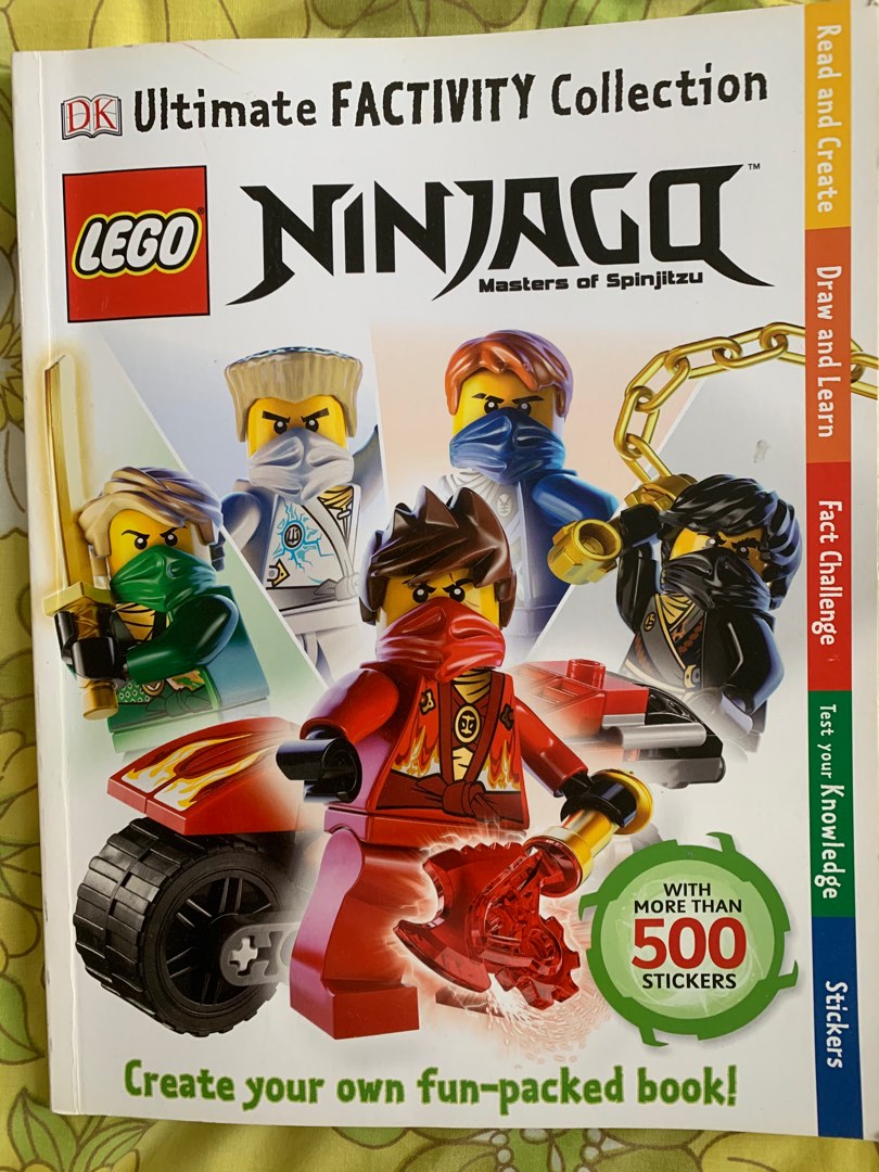 lego Ninjago book with stickers, Hobbies & Toys, Books & Magazines ...