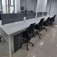 Linear Workstation Table - Office Table- Office Furnitures, Furniture ...