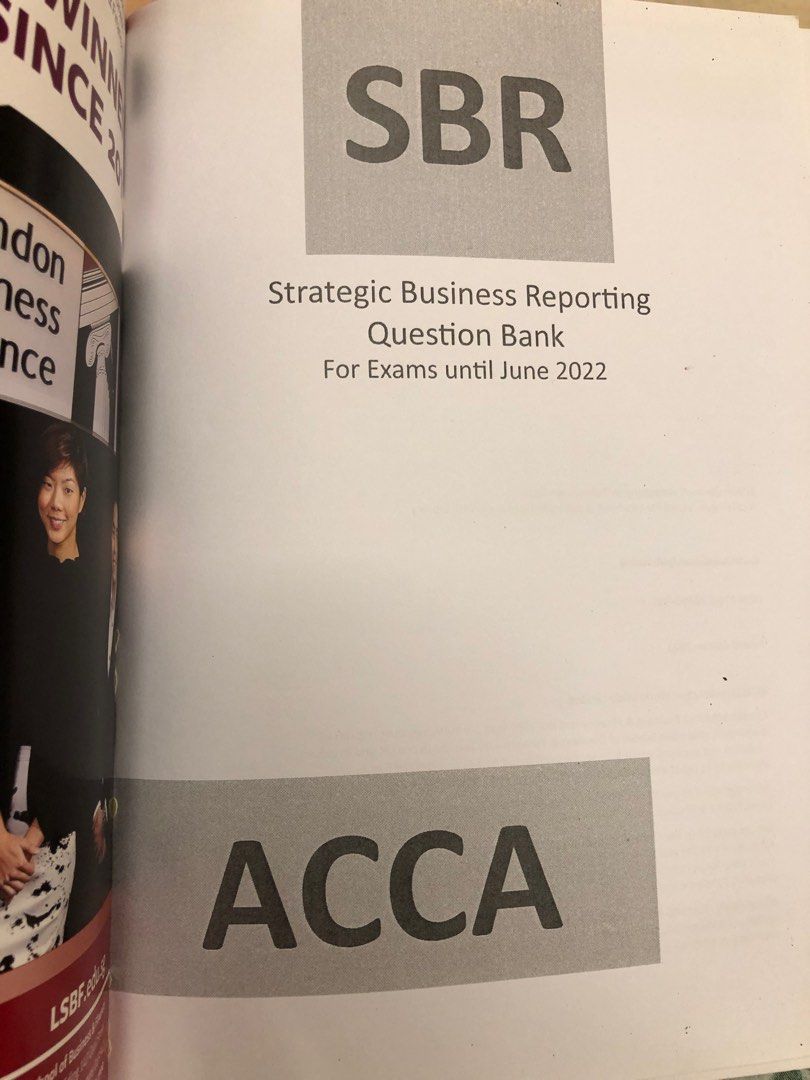 LSBF ACCA SBR (P2) Corporate Reporting Question Bank, Hobbies & Toys, Books & Magazines ...