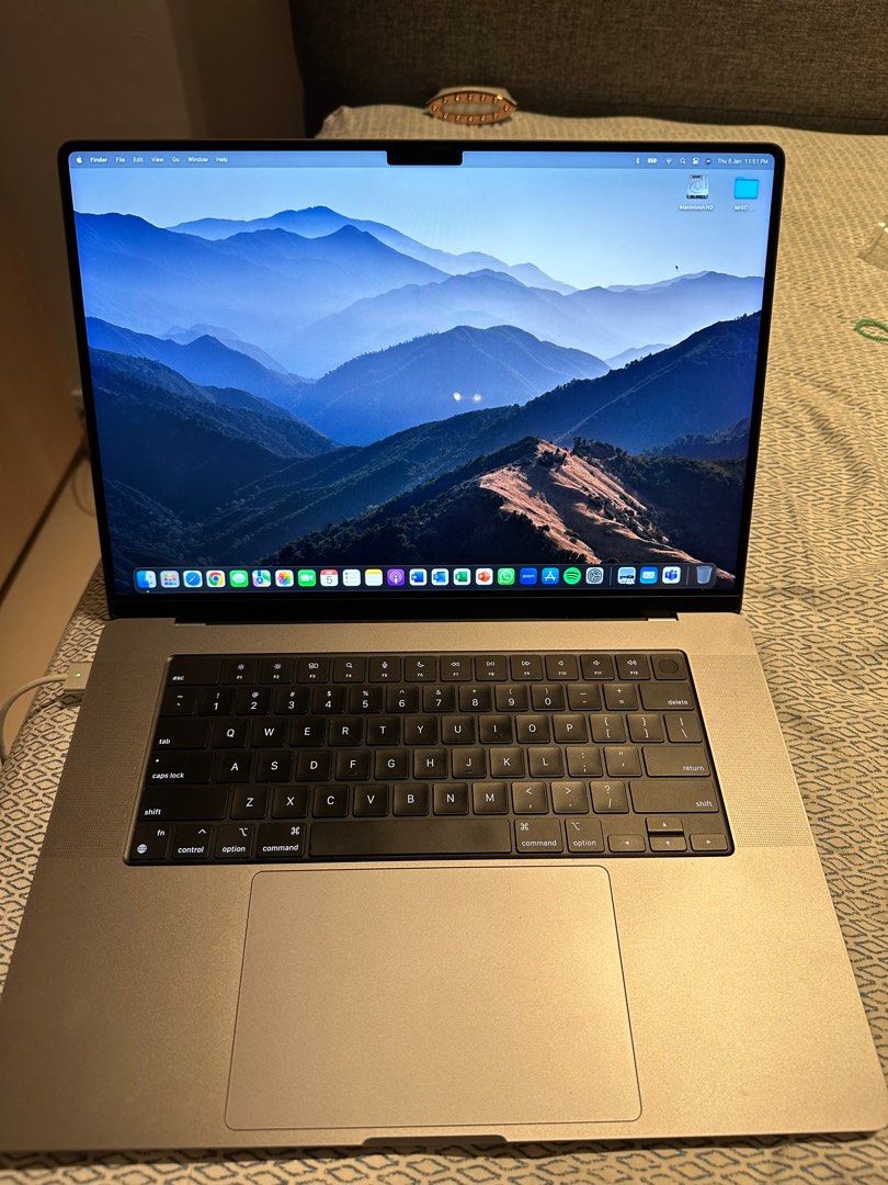 MacBook Pro 16-Inch M1 Chip Retina BATTERY CYCLE COUNT:38, Computers ...
