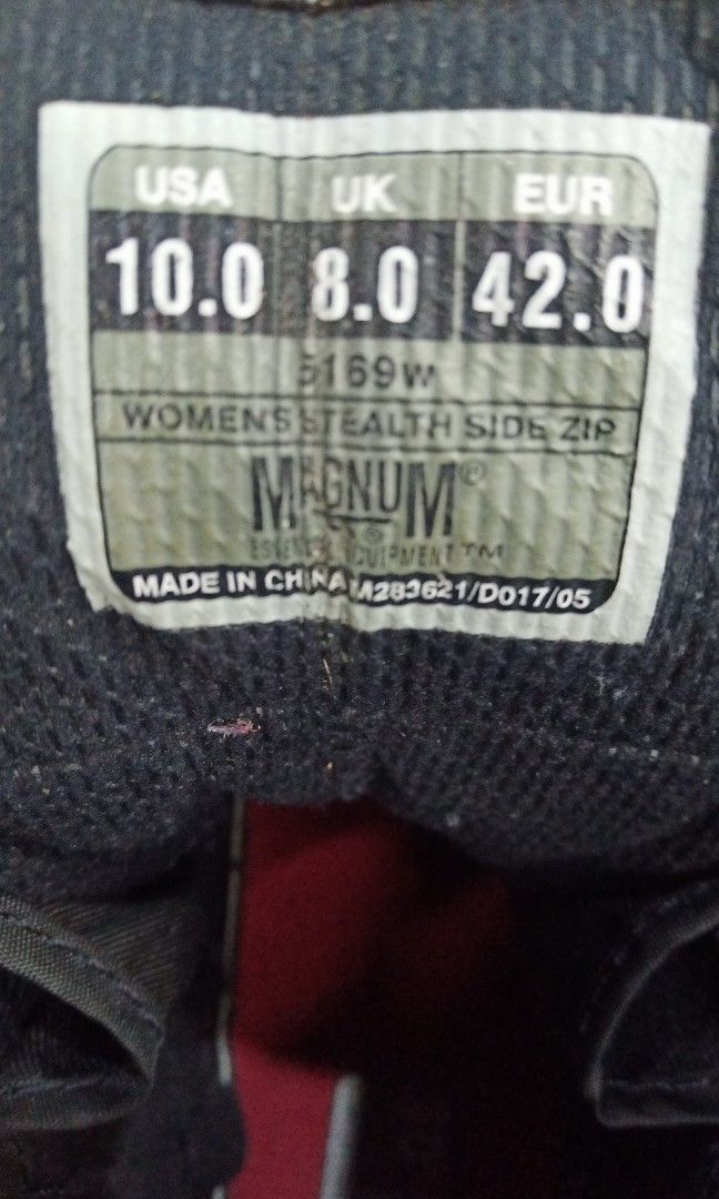 Magnum Hitec Tactical Boot, Men's Fashion, Footwear, Boots on Carousell