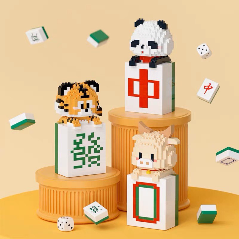 Mahjong lego/nano block set, Hobbies & Toys, Toys & Games on Carousell