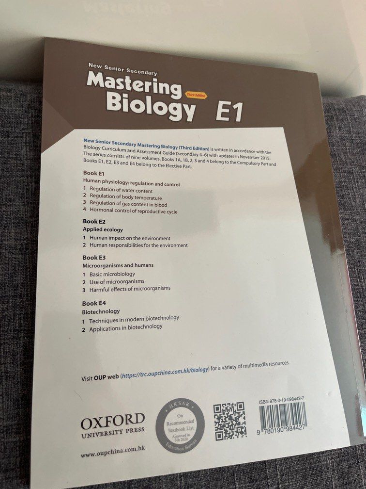 Mastering biology Third Edition, 興趣及遊戲, 書本 & 文具, 教科書 - Carousell