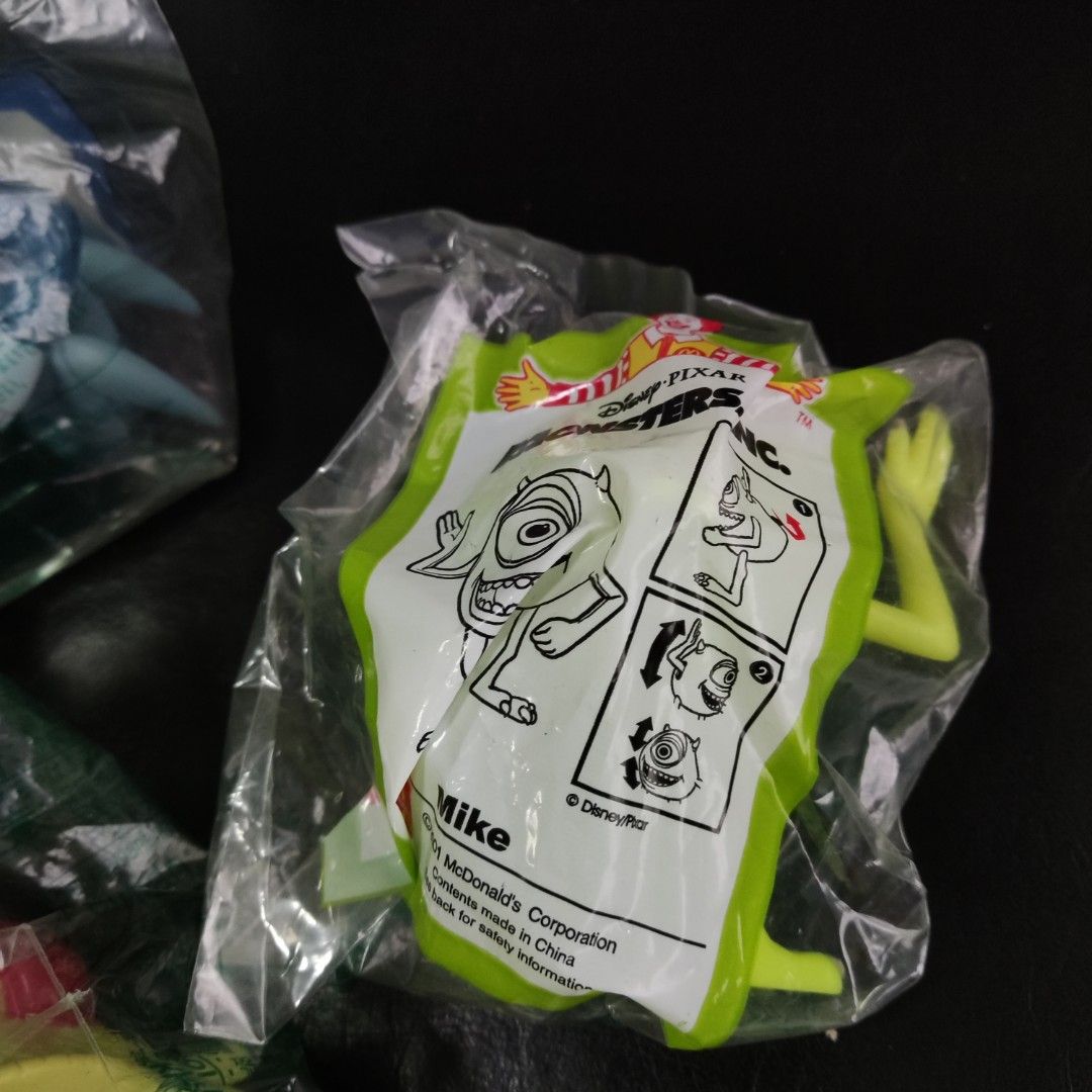 McDonald happy meal monsters Inc monsters, Inc Disney Pixar 2001 rare ...