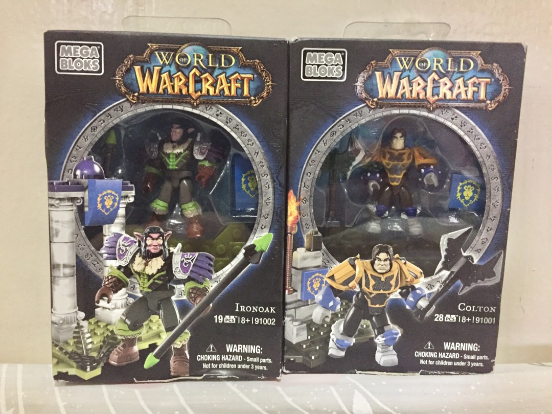 Mega Bloks World of Warcraft Colton 28pcs & Ironoak 19pcs, Hobbies ...
