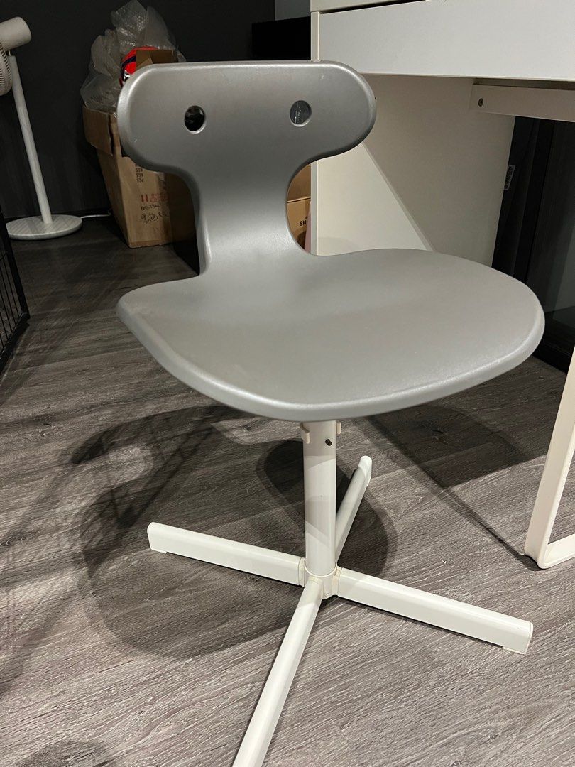 MICKE Ikea table and MOLTE Ikea Chair, Furniture & Home Living ...