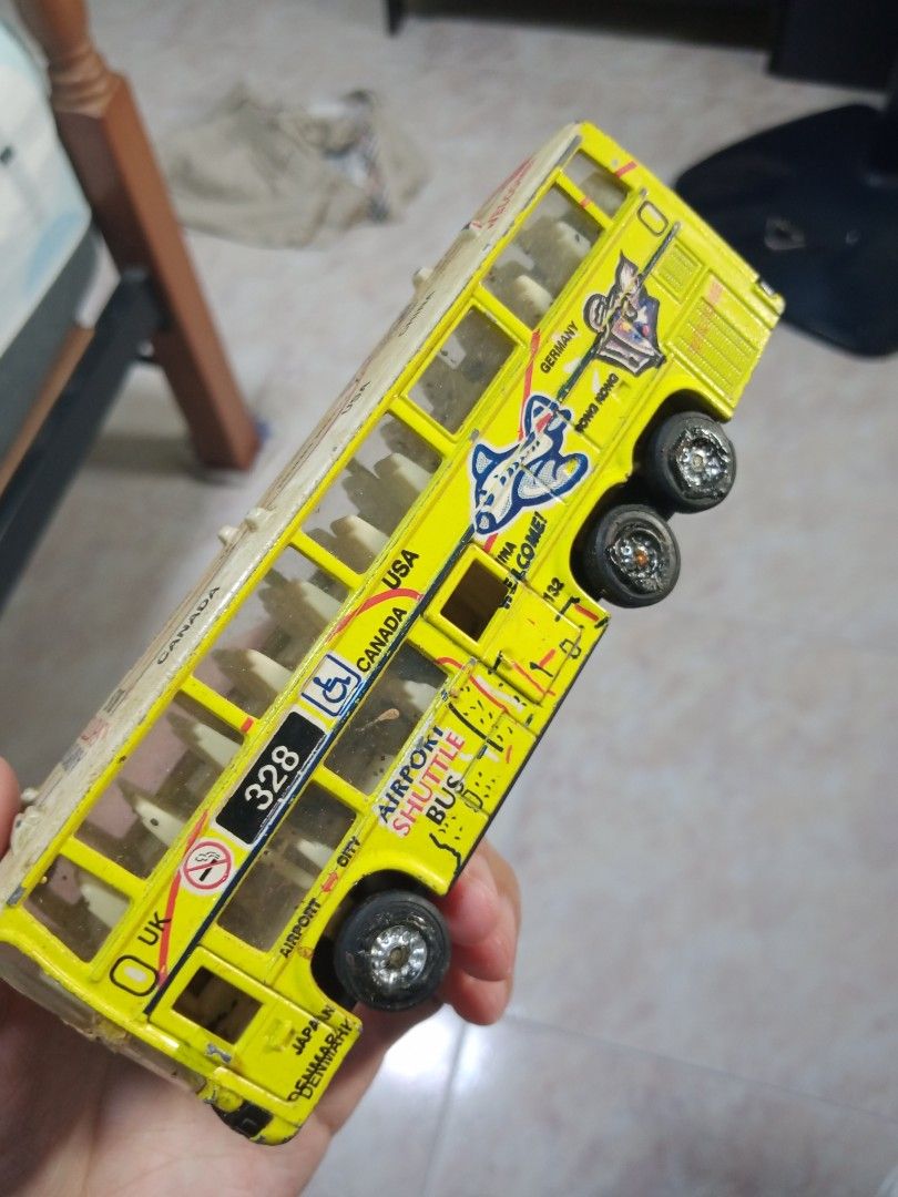 Miniature Toy Bus, Hobbies & Toys, Toys & Games on Carousell